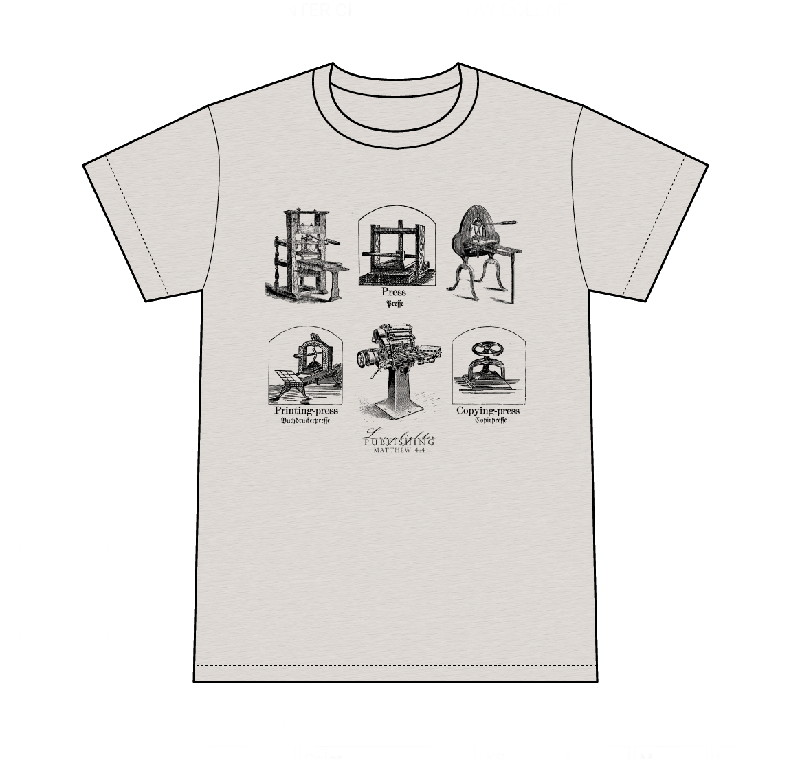 Printing Press T-shirt - Lamplighter Ministries